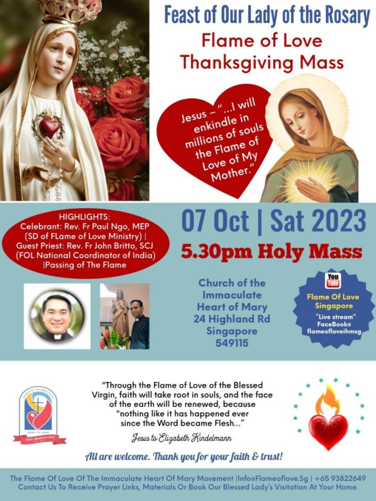 Flame of Love Thanksgiving Mass